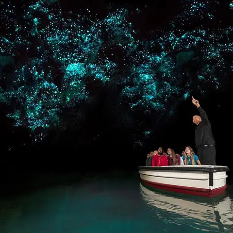 Waitomo Caves Boat Tour | Waitomo Glowworm Caves & Tours NZ ...